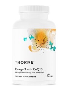 Omega-3 with CoQ10 - 90 Gelcaps - Thorne | PureFormulas