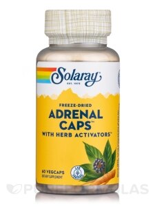Adrenal Caps™ - 60 VegCaps - Solaray | PureFormulas