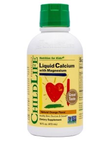 Liquid Calcium with Magnesium Natural Orange Flavor - 16 fl. oz (474 ml ...