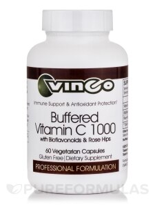 Buffered Vitamin C 1000 - 60 Vegetarian Capsules - Vinco | PureFormulas