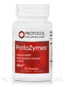 ProtoZymes™ - 90 Chewables - Protocol for Life Balance | PureFormulas