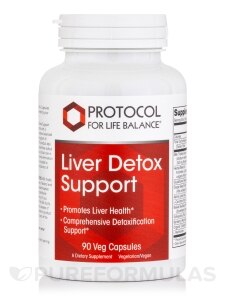 Liver Detox™ - 90 Veg Capsules - Protocol for Life Balance | PureFormulas