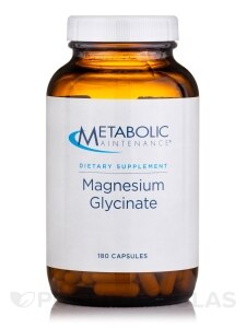 Magnesium Glycinate - 180 Capsules - Metabolic Maintenance | PureFormulas