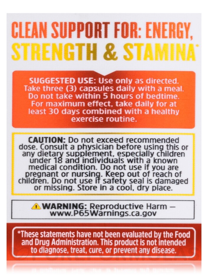 5 Hour Energy Warning Label